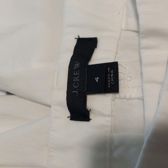 J Crew Shorts J Crew White Shorts Size 4 Poshmark
